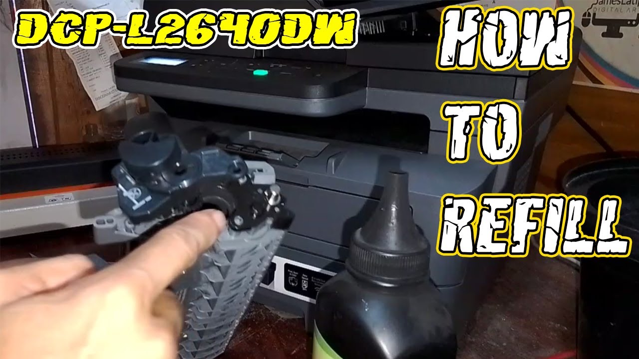 HOW TO REFILL TONER POWDER BROTHER PRINTER DCP L2640DW | 2025 - YouTube