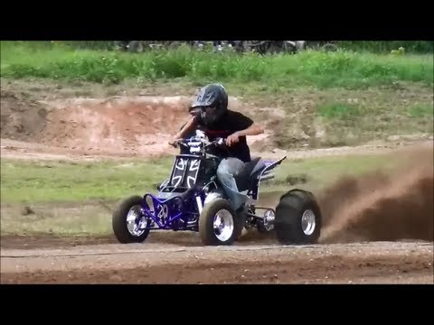 ATV DRAG RACING! OPEN CLASS! BAD ASS BANSHEE'S! - YouTube