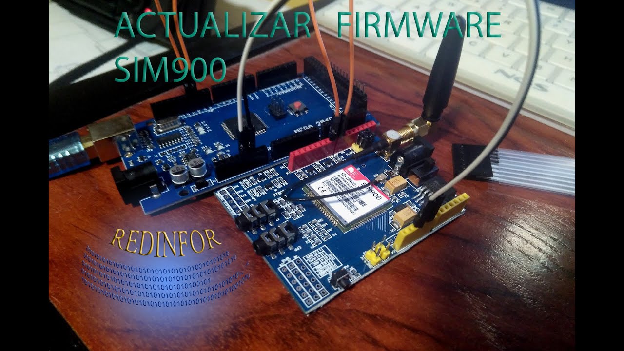 ACTUALIZAR FIRMWARE DE LA SIM900 - YouTube