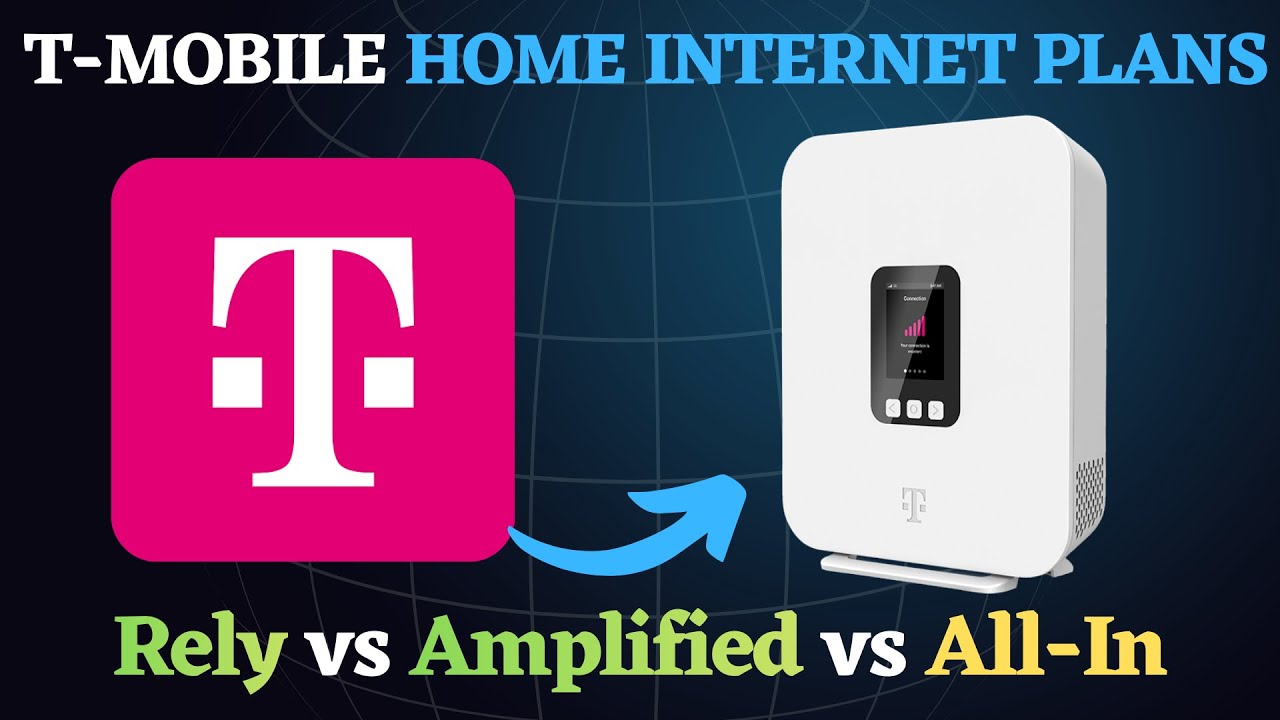 T-Mobile 5G Home Internet Plans 2026 (Rely vs Amplified vs All-In ...