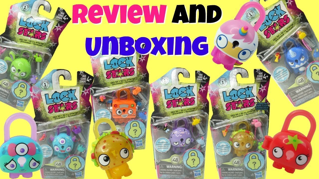 Lock Stars Haul by Hasbro Toy Review and Unboxing Rare Taco Lock Star ...