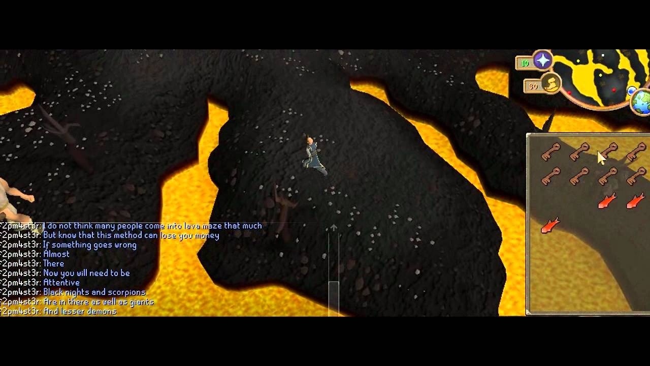 Runescape f2p Money Making Guide 2 - The Lava Maze - YouTube