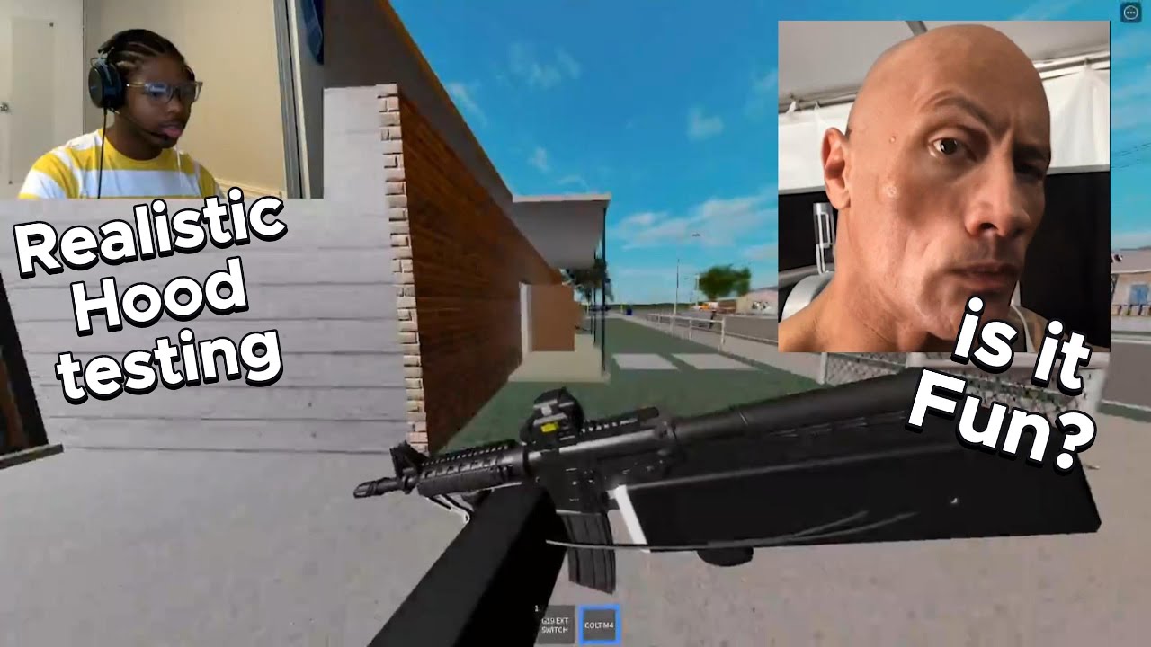 Is Roblox Realistic Hood Testing" Fun In 2024? - YouTube