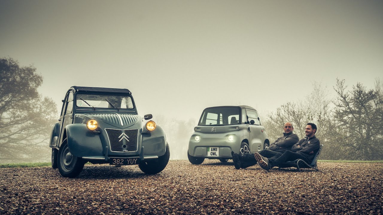 The world's slowest twin-test: is the electric Citroën Ami the new 2CV ...