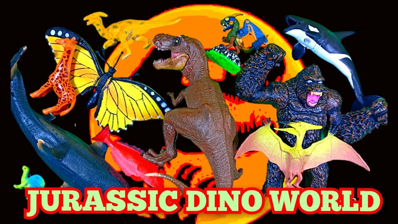 HUNTING JURASSIC DINO WORLD T REX, KINGKONG, MEGALODON, PTERODACTYL ...