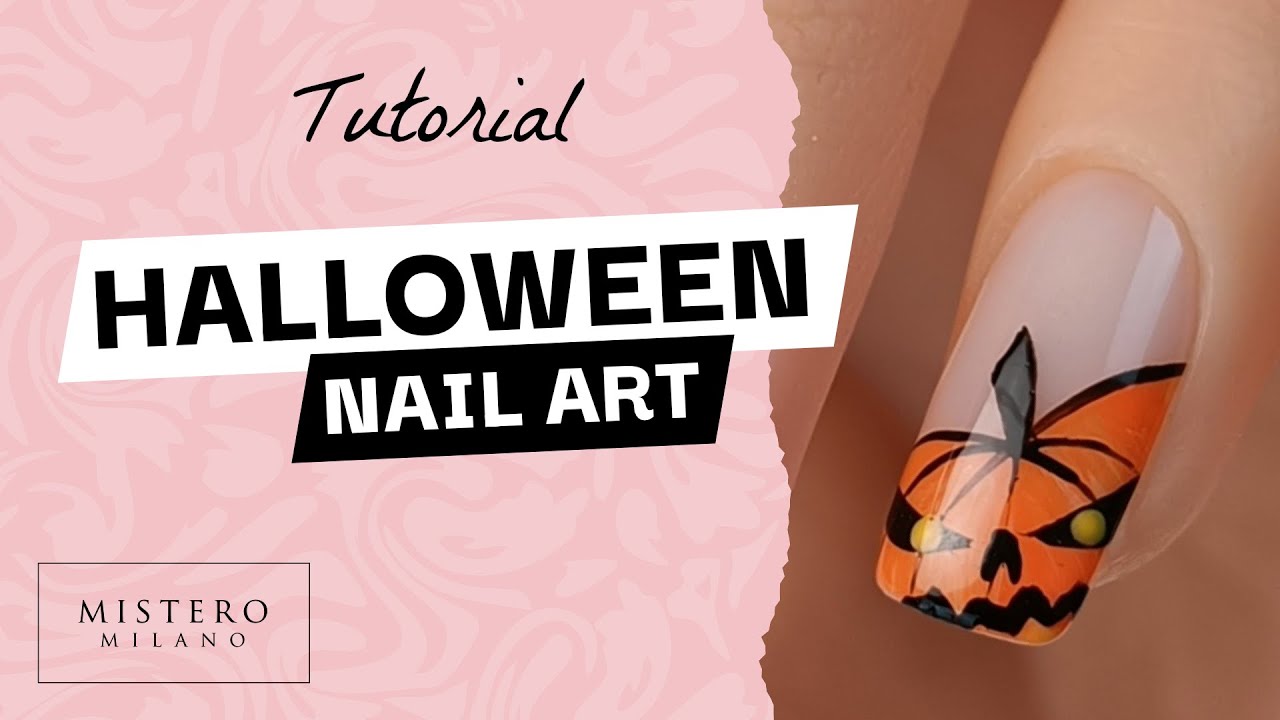 Nail Art Tutorial HALLOWEEN | Spooky Pompoen Design | Snel & eenvoudig ...
