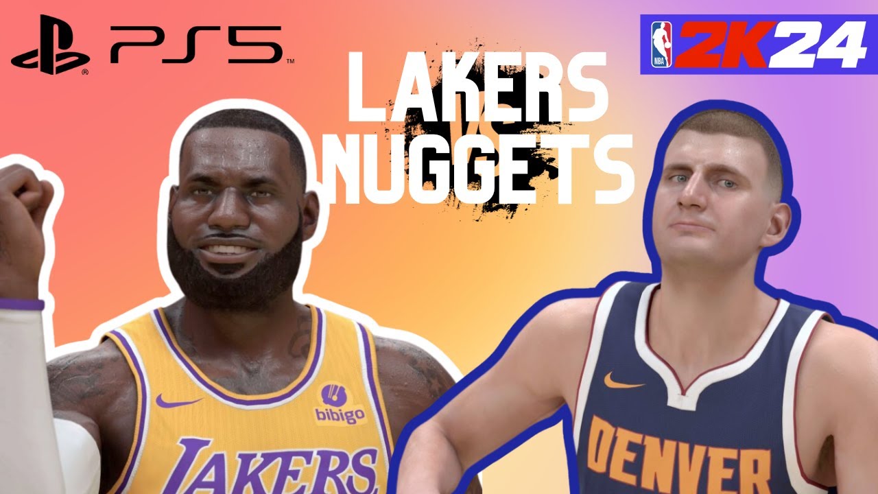 Nuggets vs Lakers | Opening Night Game Play | NBA2K24 - PS5 - YouTube
