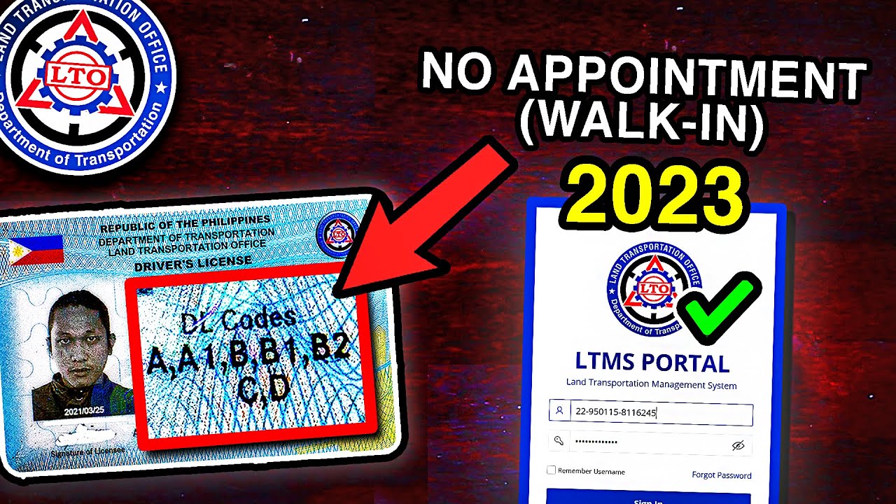 PAANO MAGRENEW NG DRIVERS LICENSE 2023 PERSONAL PUPUNTAHAN SA LTO RENEWAL NG LISENSYA 2023 (WALK ...
