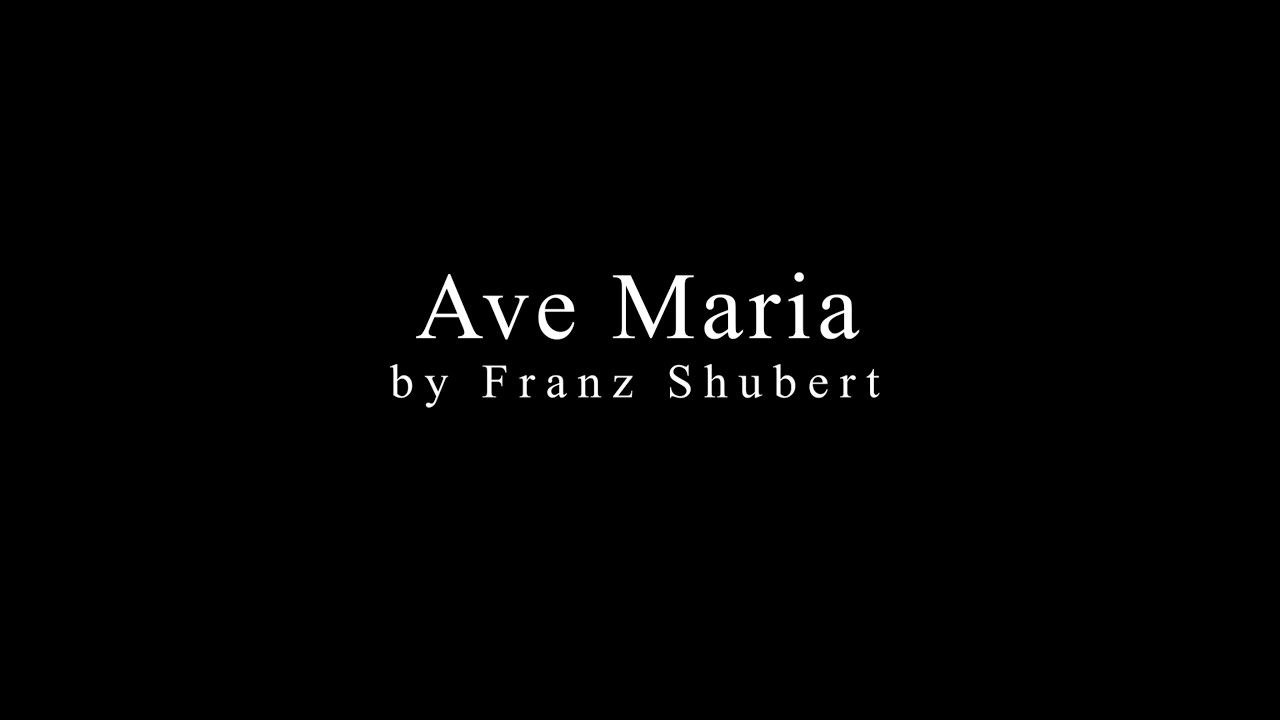 Ave Maria - Performance by Presten Fry - YouTube