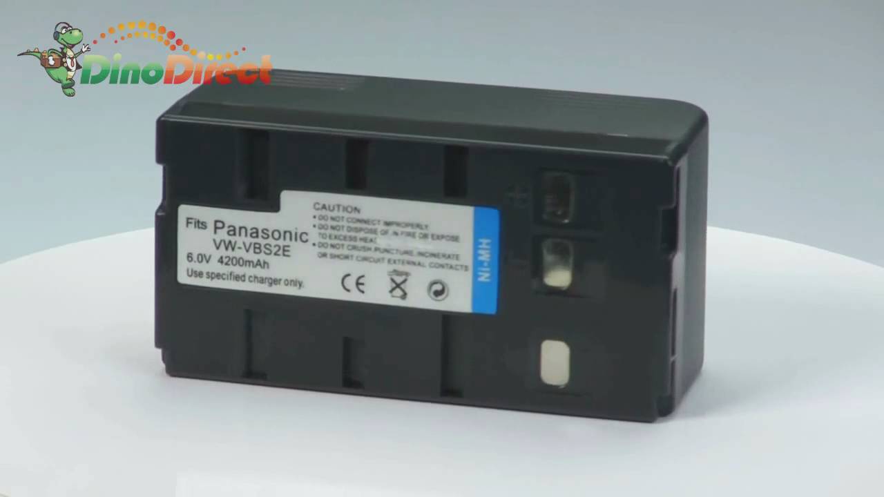Replacement Battery VW-VBS2E for Panasonic PV-10 PV-20 from Dinodirect ...