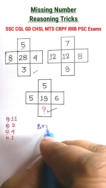 Missing Number| Reasoning Tricks in Hindi| Reasoning Classes for SSC CGL CHSL MTS CRPF RRB ...