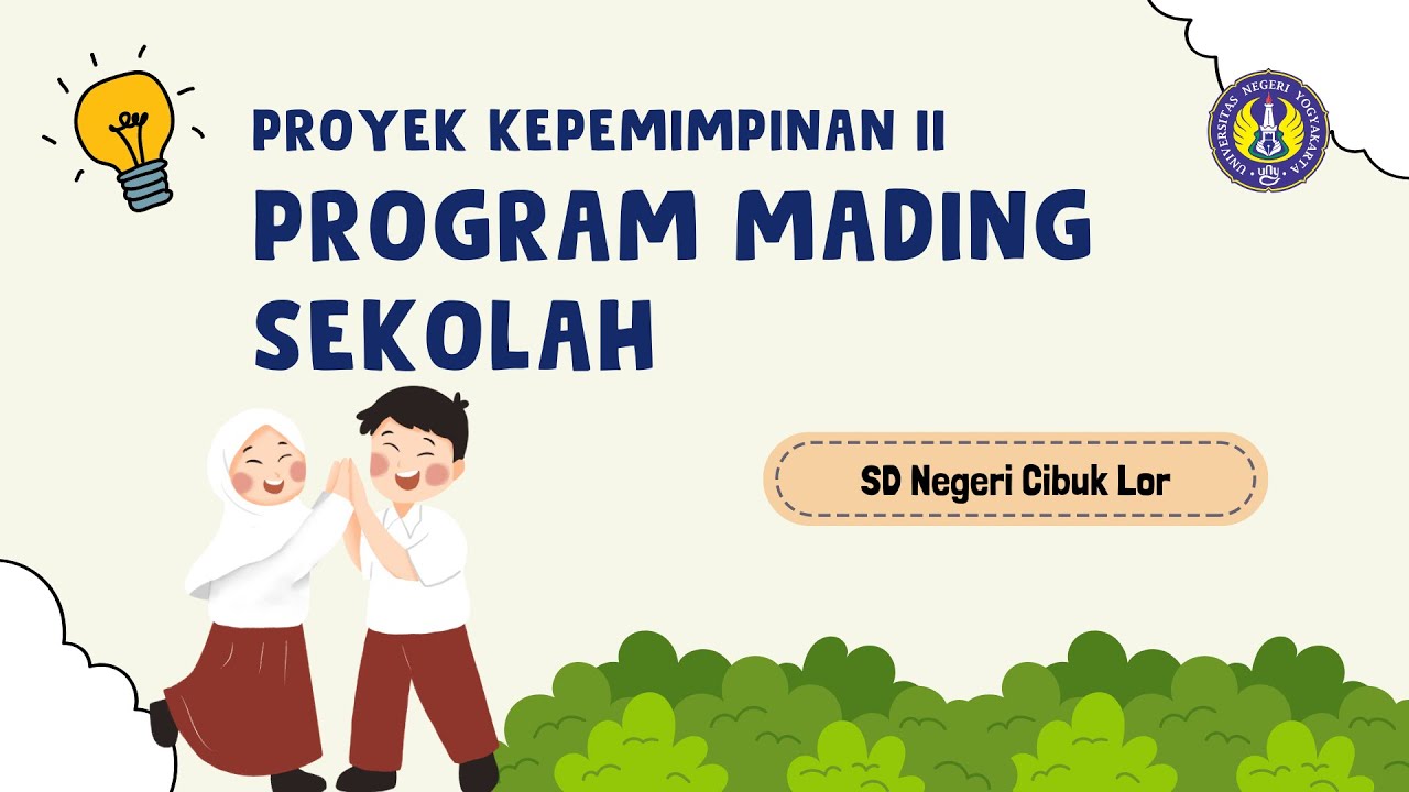 Menumbuhkan budaya literasi pada peserta didik SD N Cibuk Lor melalui program mading sekolah ...