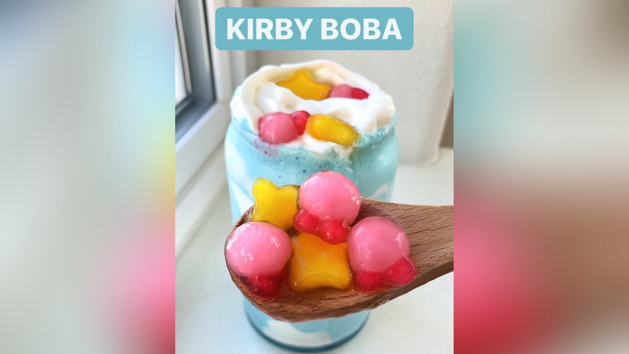I made KIRBY BOBA! #shorts - YouTube