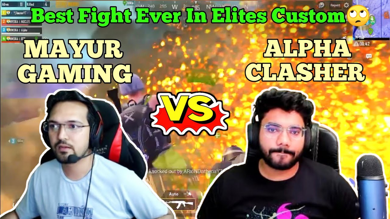 Team Mayur Gaming Vs Team Alpha Clasher |🔥Best Fight Ever In Elites ...