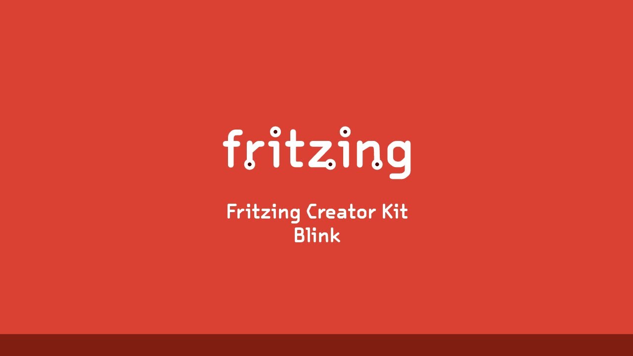 Fritzing Creator Kit Tutorial Deutsch -- Folge 2 Blink - YouTube