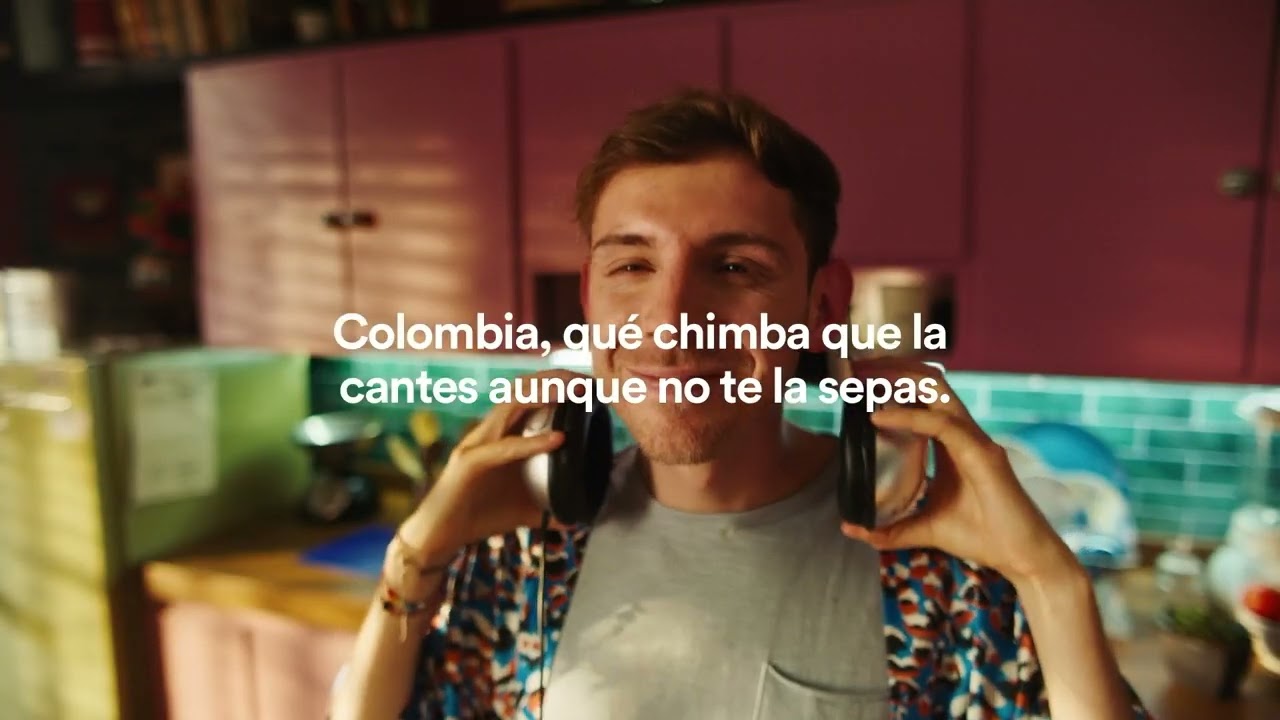Colombia, qué chimba como escuchas - Spotify - YouTube
