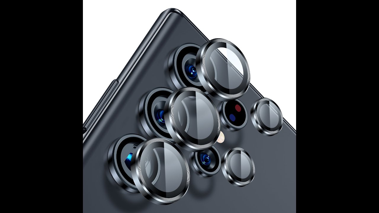 UniqueMe Single Circle Camera Lens Protector for Samsung installation ...