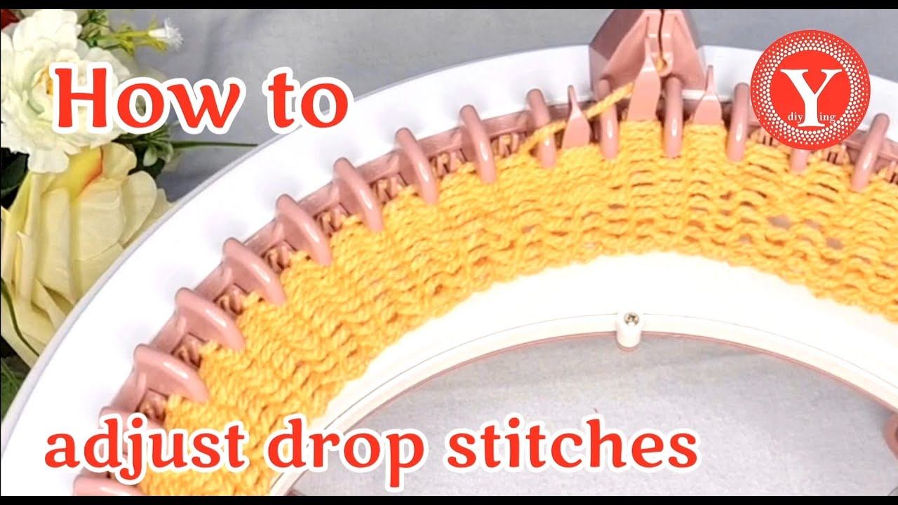 how to adjust the drop stitches from Knitting machine | วิธีแก้ปัญหา ...