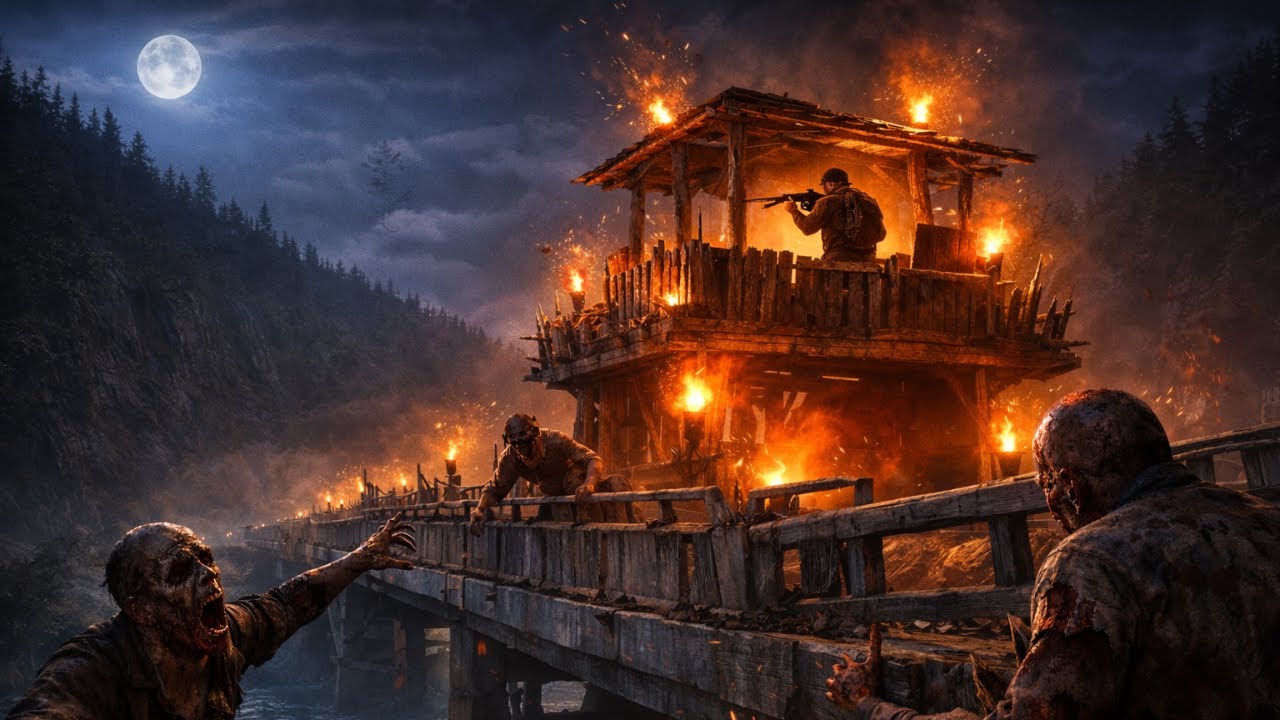 I Fought the Zombie Horde On A Bridge in This Amazing Zombie Survival ...