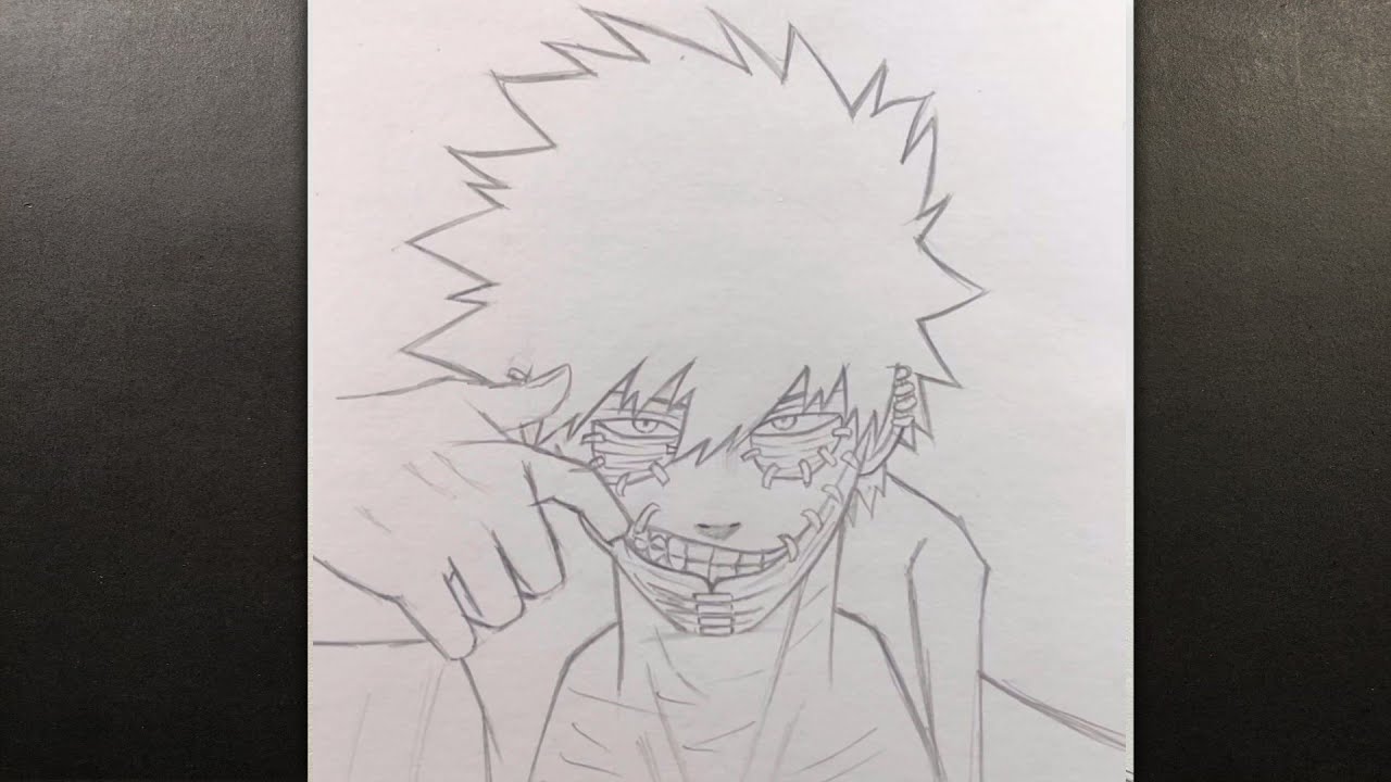 How to Draw Dabi | easy anime drawing for beginners - YouTube