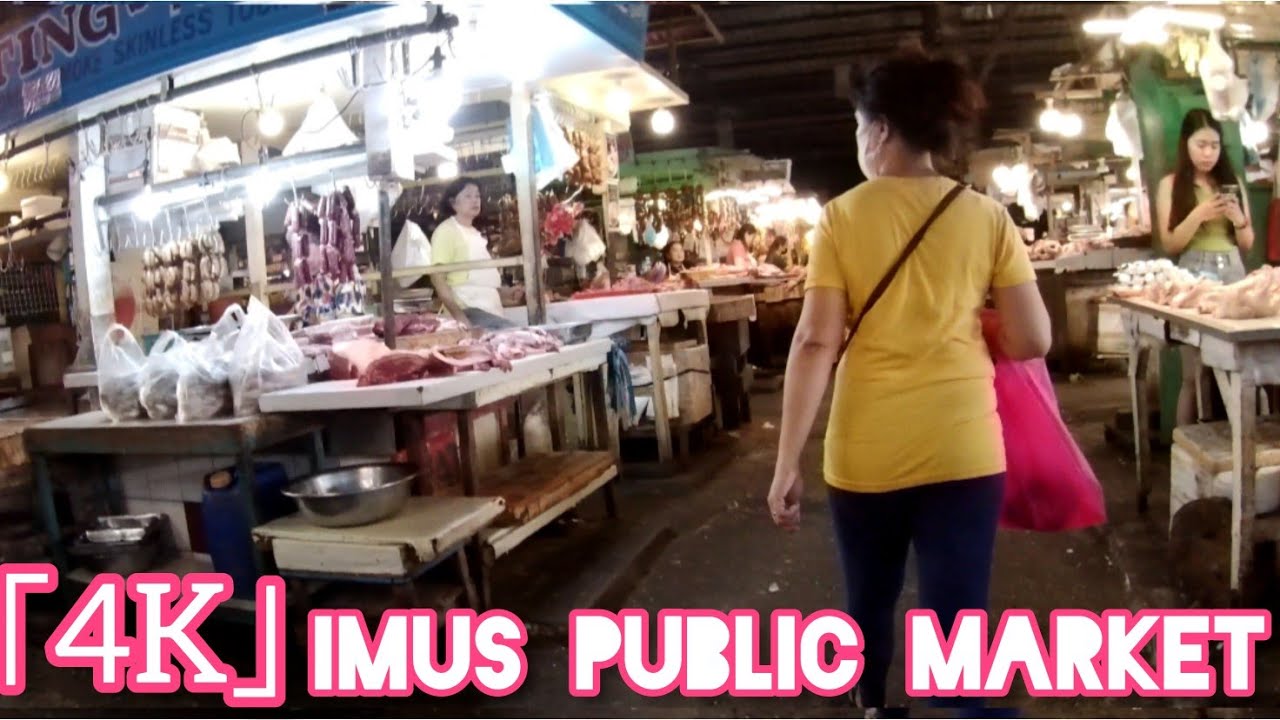[4K] IMUS CITY PUBLIC MARKET WALKING TOUR // CAVITE PHILIPPINES - YouTube