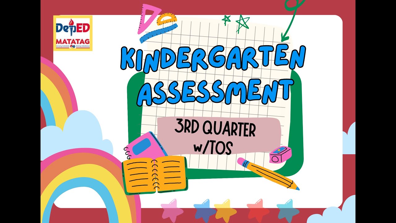 Q3 Matatag Kindergarten Assessment / with Table of Specification ...