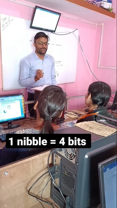 1 nibble | 4 bits | Computer Coding Class | Chandankiyari | Mera Tuition | Vikas Mukherjee # ...