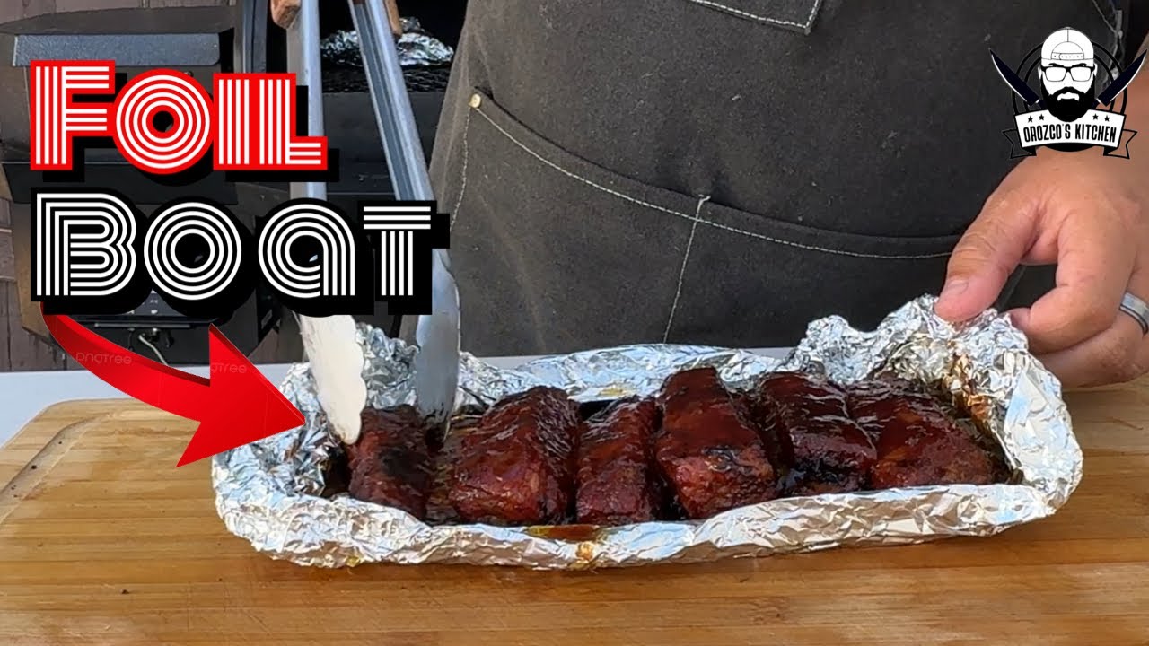 How To Make Spare Ribs Into St Louis Style Ribs! (Foil Boat) - YouTube