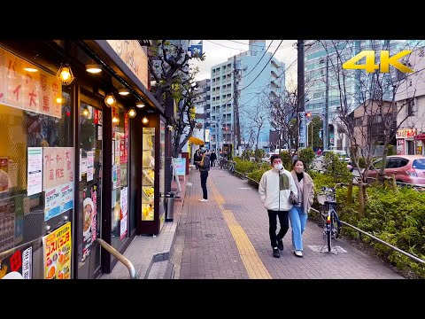 🇯🇵 Tokyo Evening Walk Around Yoga Station - 2022・4K