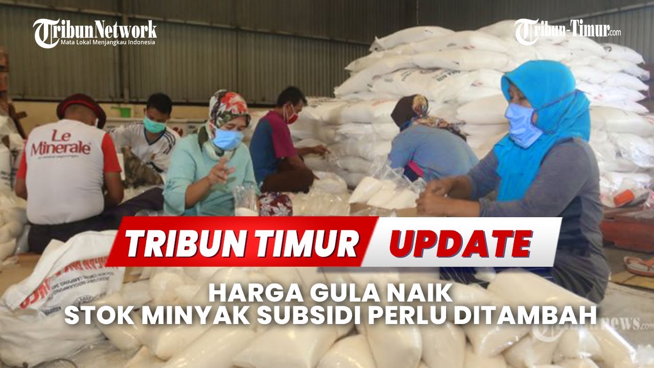 🔴 Harga Gula Naik, Stok Minyak Subsidi Perlu Ditambah | TRIBUN TIMUR ...