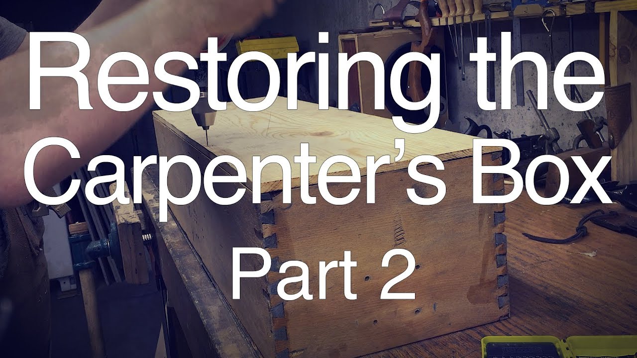 Antique Carpenter's Box Restoration EP02 - Building a new bottom - YouTube