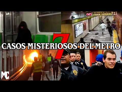 7 Casos PERTURBADORES y misteriosos del METRO de la CDMX (Parte 2) | MundoCreepy