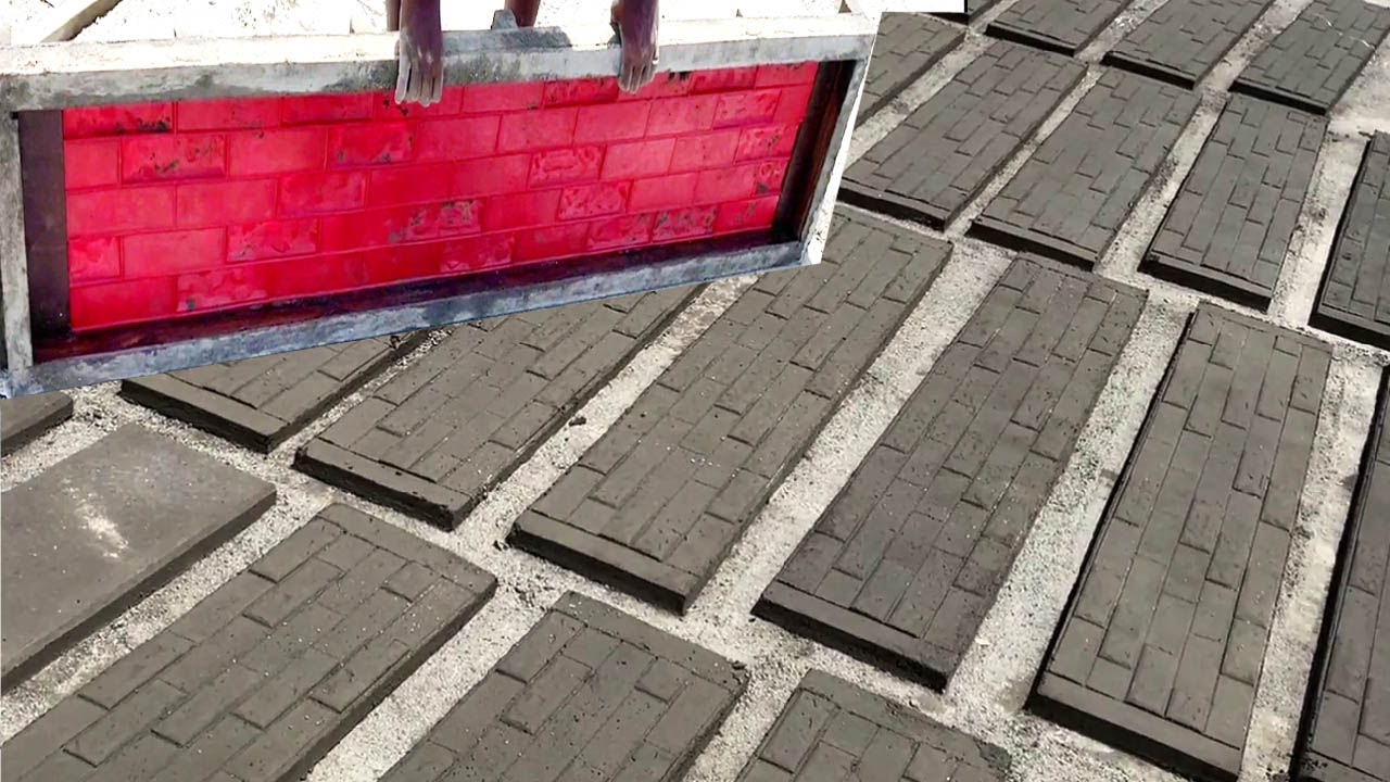 Concrete Fencing Panels Making DIY | Cement Fencing Slab Making - YouTube