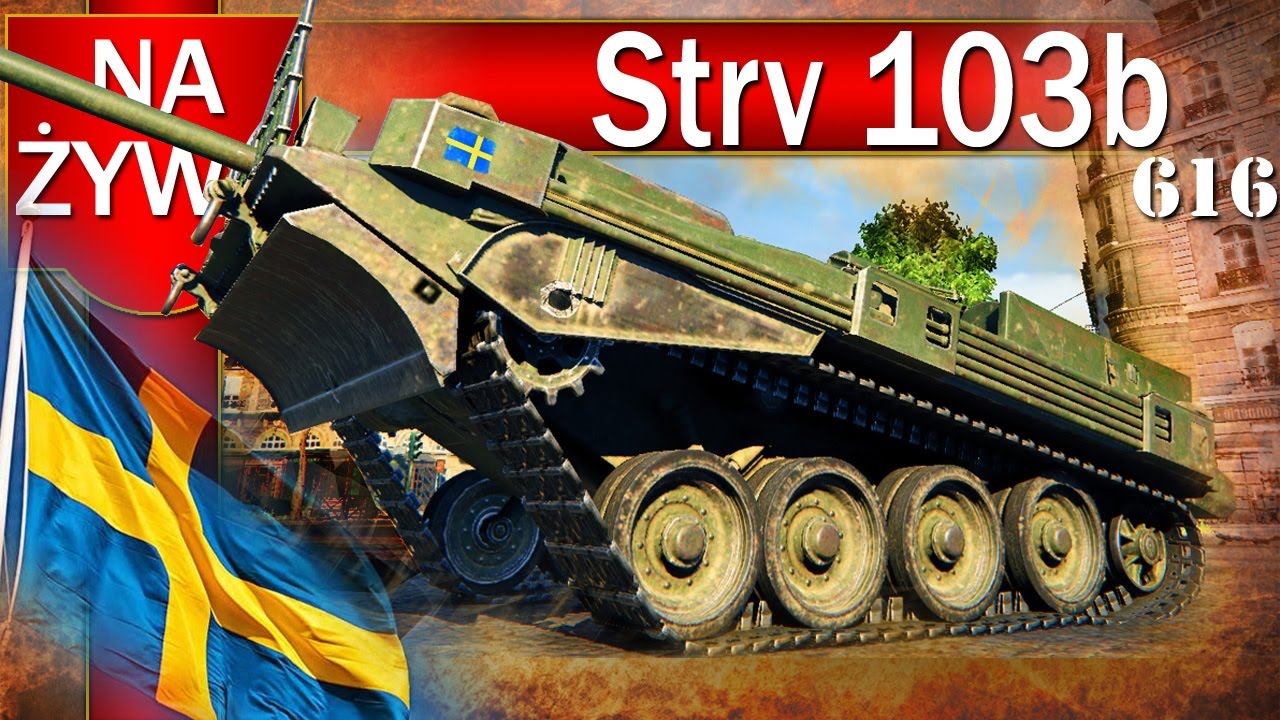 Strv 103b - Nowe zawieszenie w akcji :) - Szwecja - World of Tanks ...
