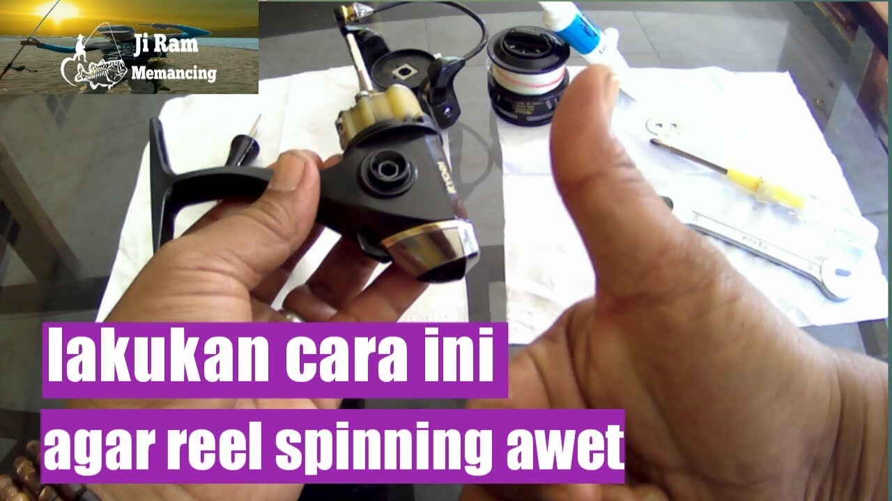 cara merawat reel pancing spinning setelah trip mancing - reel spinning ...