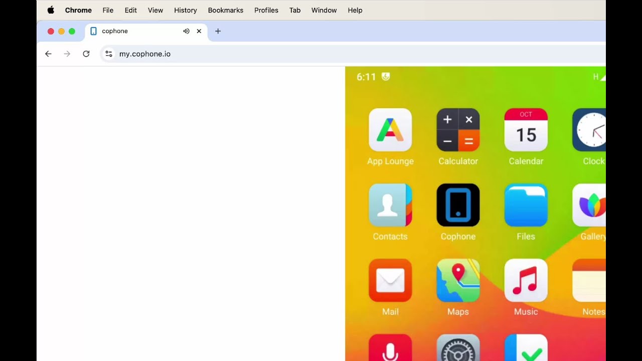 cophone usage in a laptop browser - YouTube