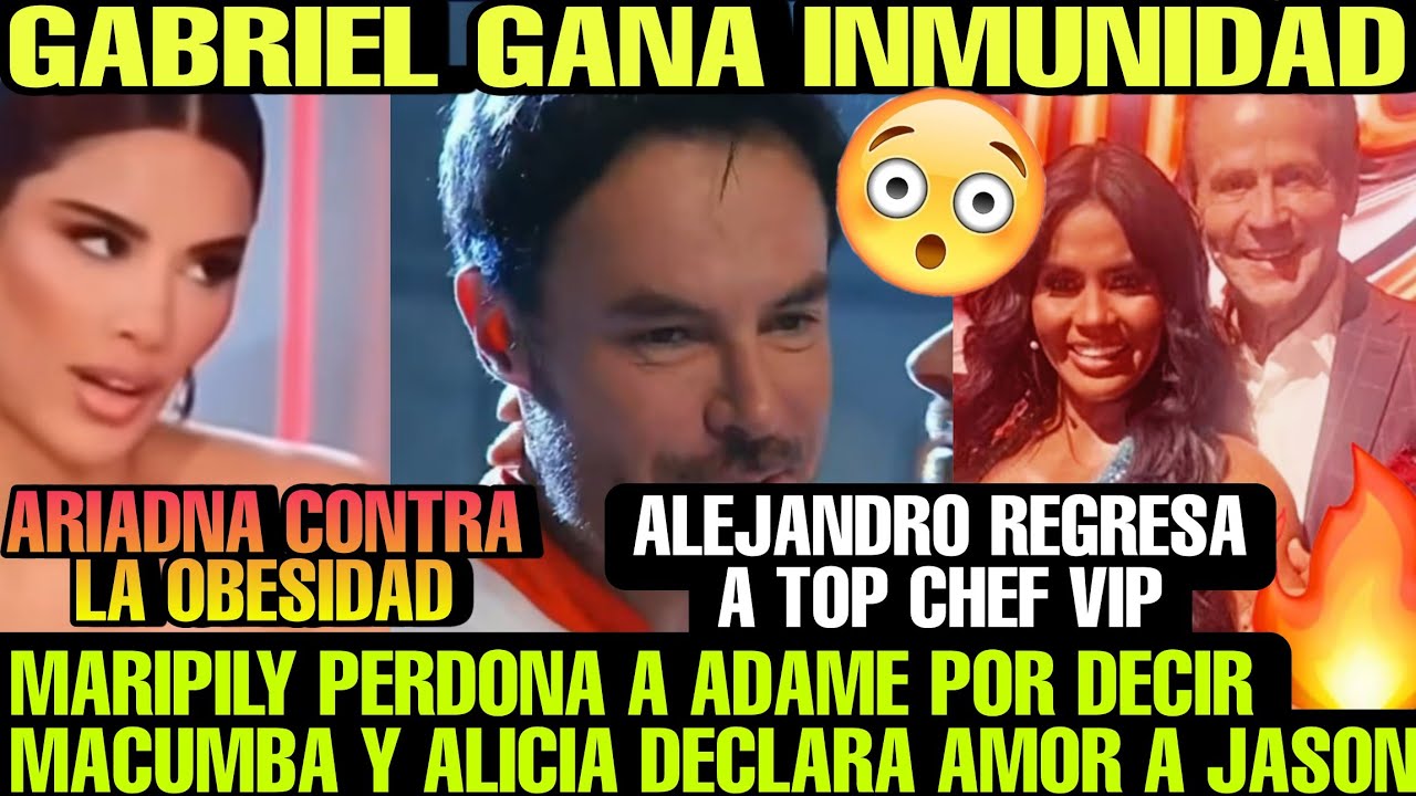 MARIPILY PERDONA A ADAME POR DECIR MACUMBA!! ALICIA DECLARA AMOR A ...