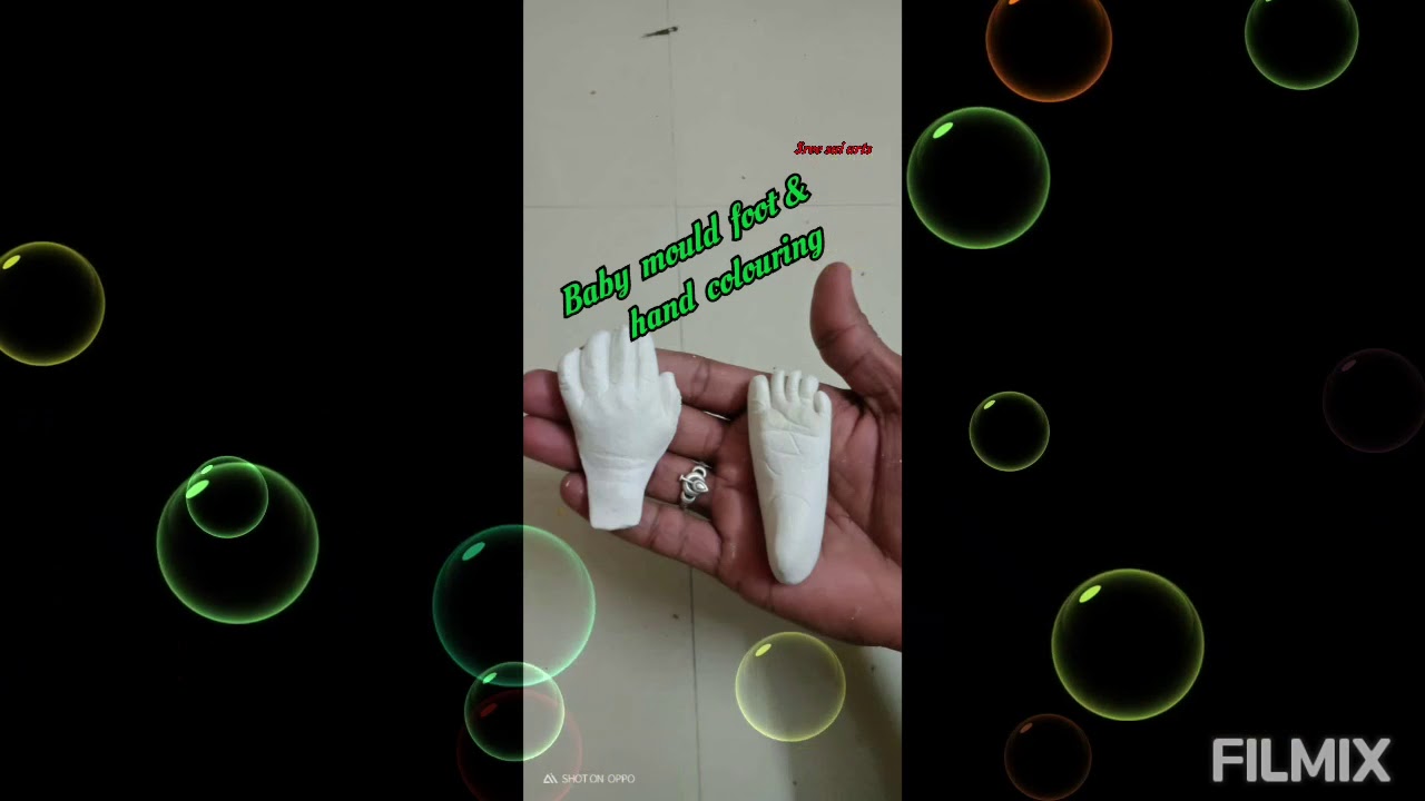 Foot and hand cast painting tutorial - YouTube