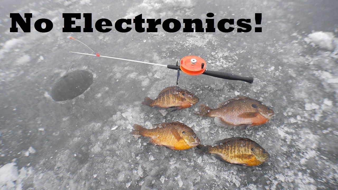 Ice Fishing Basic Set Up in Wisconsin 3-12-17 - YouTube