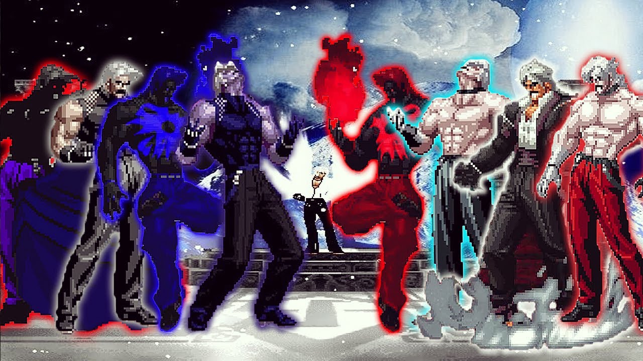 [KOF Mugen] Blue Valmar Rugal Team Vs Red Valmar Rugal Team - YouTube