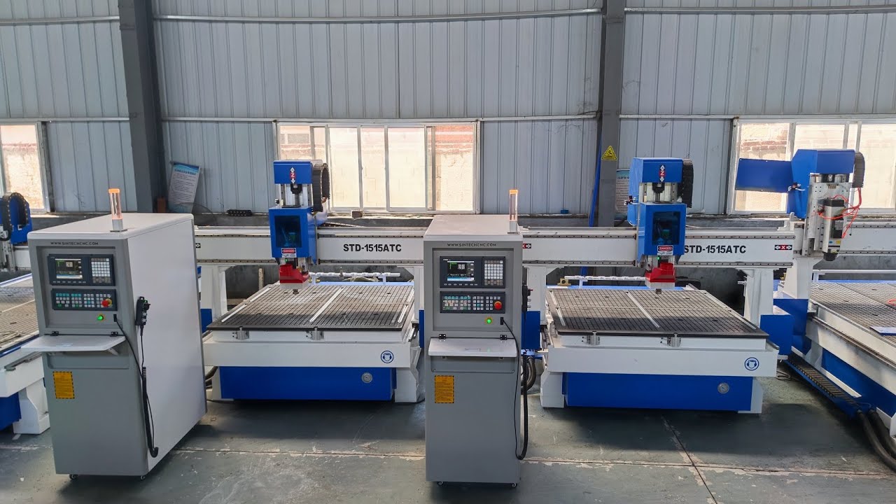 STD-1515 ATC CNC Router 2 Set - YouTube