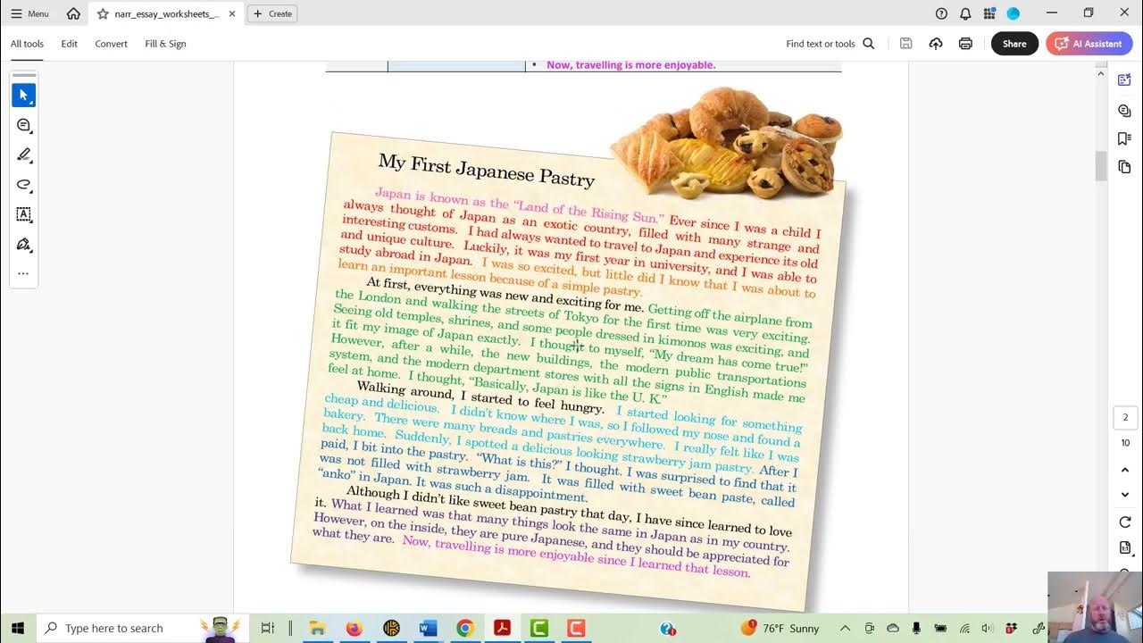 Narrative Essay Packet Help - YouTube