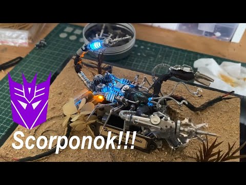 Real Scorpion Decepticon Scorponok Transformers [Mech Scorpion] - YouTube