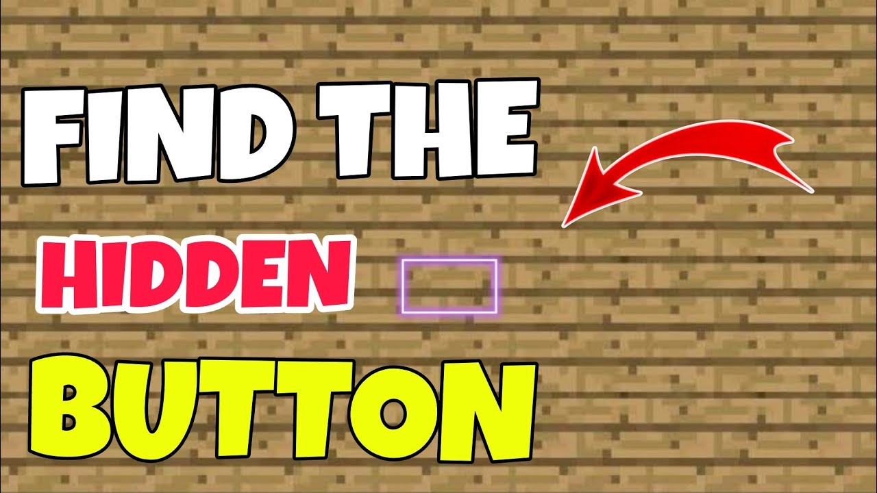 Minecraft: HIDDEN BUTTON CHALLENGE 🔥 - YouTube