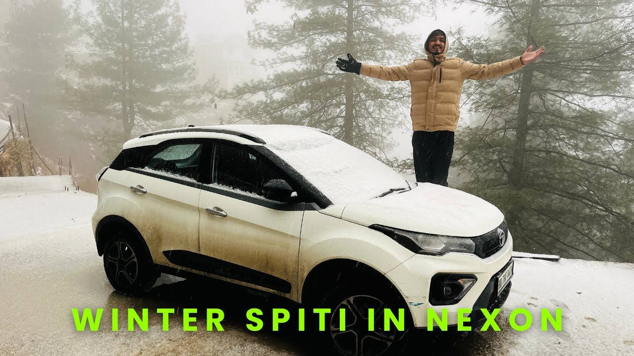 Winter Spiti Ride|Day 01| Experienced Heavy snowfall in Narkanda |Spiti ...