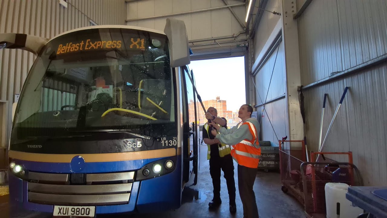 Helping Out at the Bus Yard Grand Central station Belfast! | Translink ...