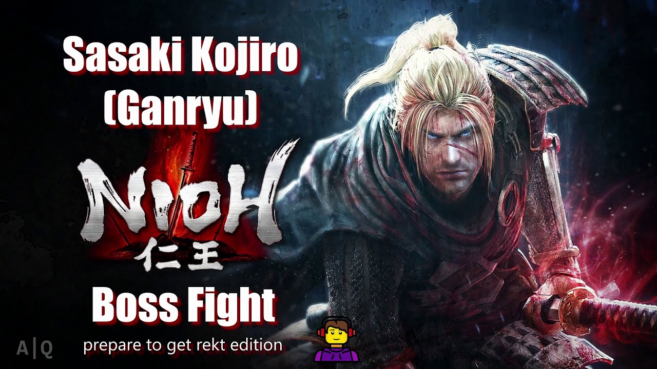 Sasaki Kojiro (Ganryu): Nioh Boss Fight with death counter - First ...