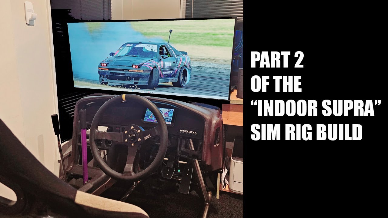The Indoor Supra! Full Scale replica of my Drift Car -Racing Sim Rig ...