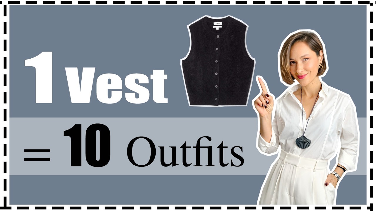 1 Vest, 10 Outfits: The Ultimate Wardrobe Must-Have for Fall/Winter ...