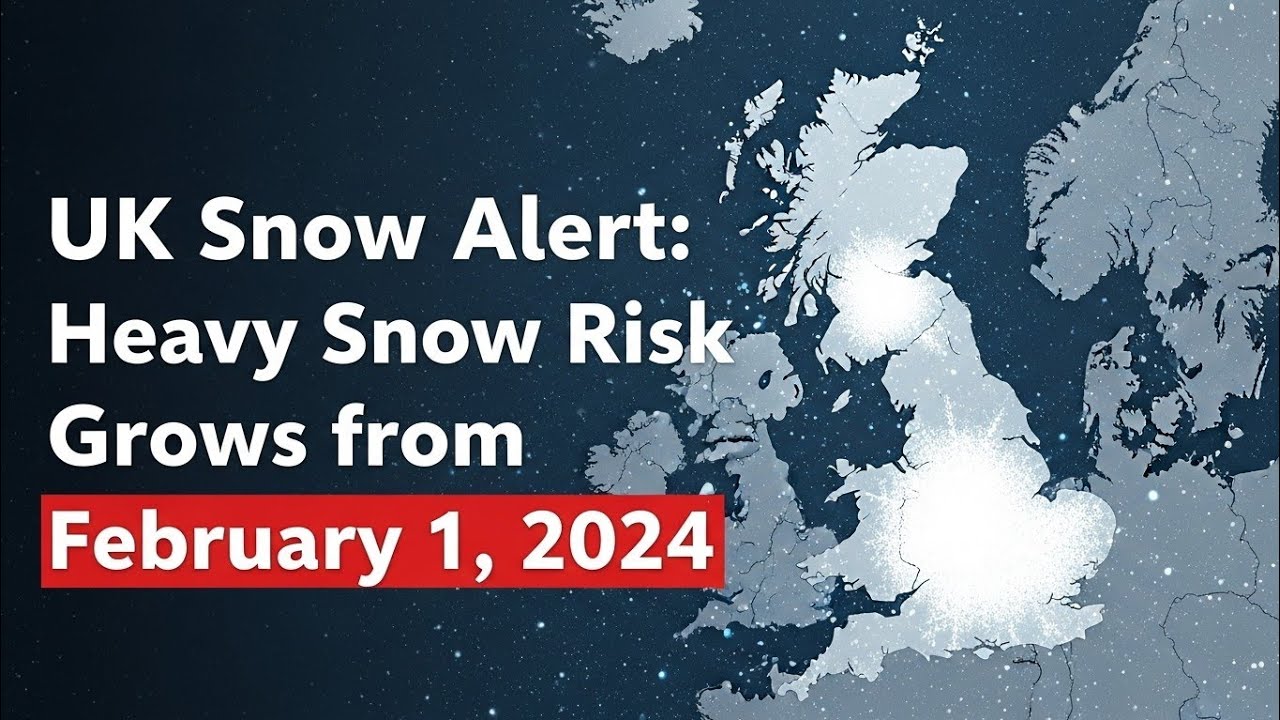 UK Snow Alert: Heavy Snow Risk Grows from February 1, 2026#UKSnow# ...